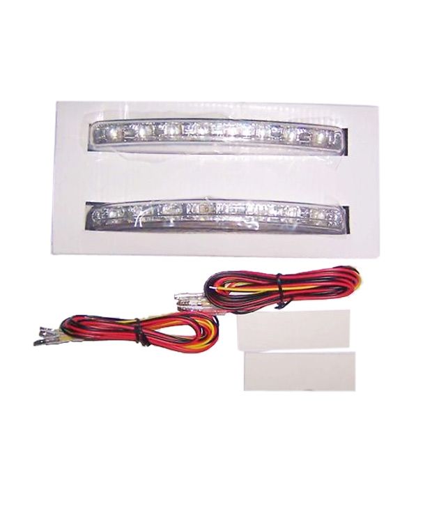 Auto Trends - Daytime Running Led Light (2X 8 Led Drl) - Super White ...