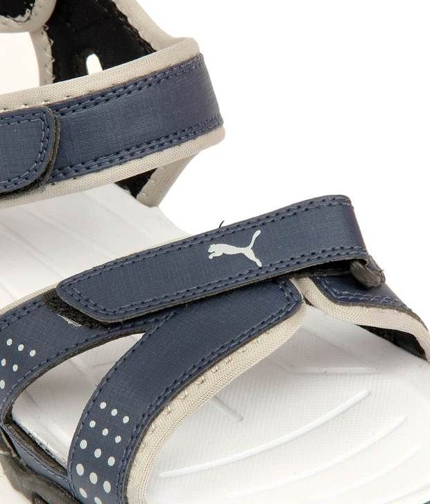 Puma Blue Floater Sandals - Buy Puma Blue Floater Sandals Online at ...
