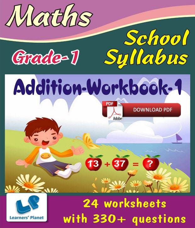 Grade 1 Math Addition Workbook 1 E Books Downloadable PDF By 