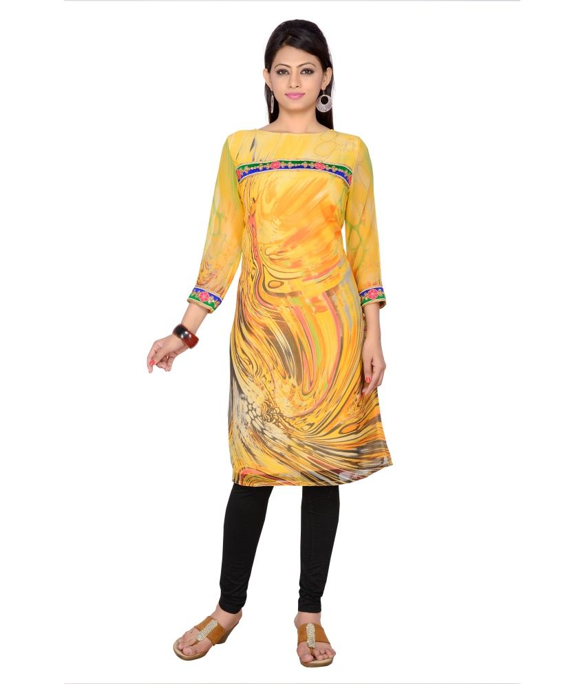 Kay Digital Printed Kurti - Buy Kay Digital Printed Kurti Online at ...