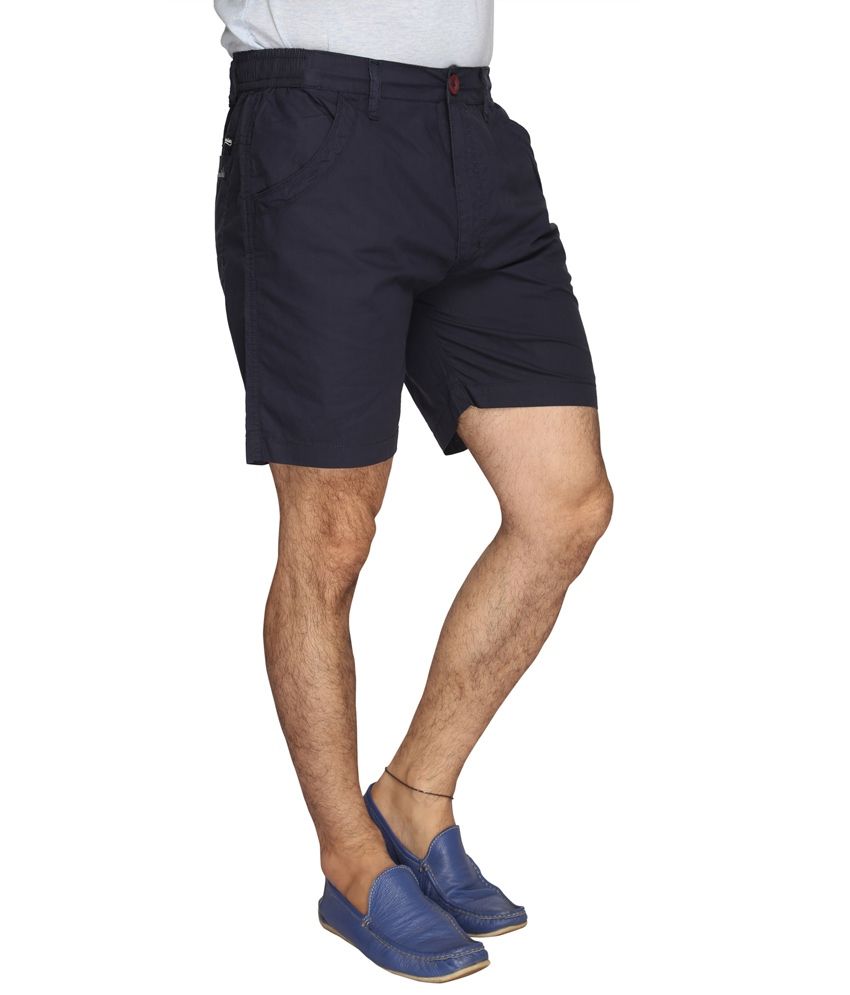LD Active Navy Cotton Men's Shorts - Buy LD Active Navy Cotton Men's ...