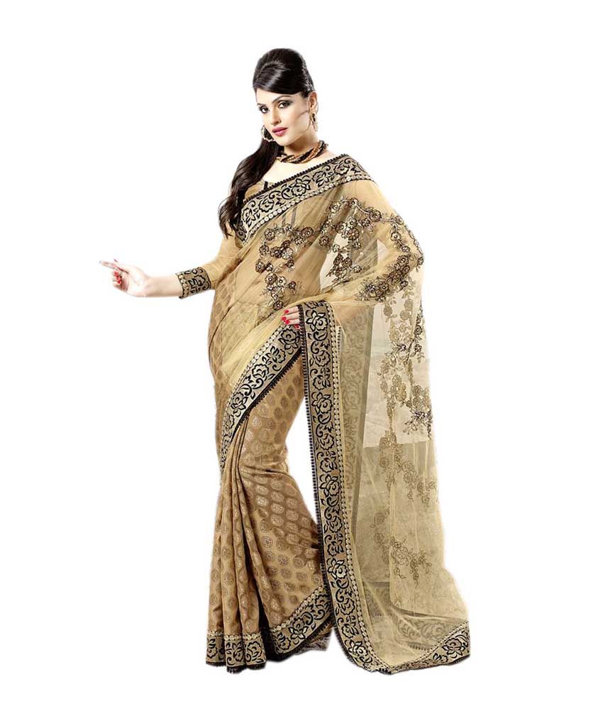 Sahil Creation Multi Color Georgette Saree - Buy Sahil Creation Multi ...