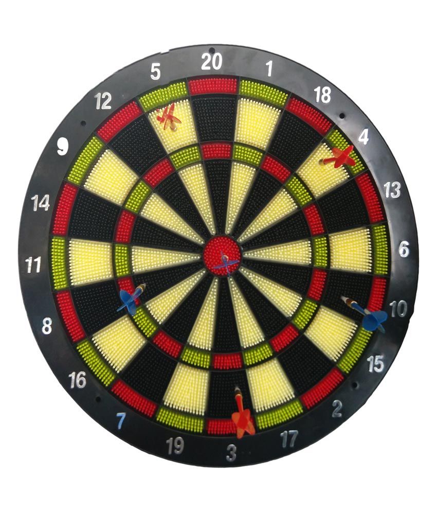 Metrogames Plastic Dart Board 12 Inches With 6 Darts Buy Online At Best Price On Snapdeal