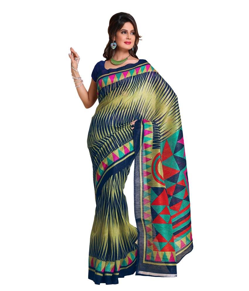 Craze N Demand Multi Color Silk Saree - Buy Craze N Demand Multi Color ... Craze N Demand Multi Color Silk Saree - Buy Craze N Demand Multi Color ...