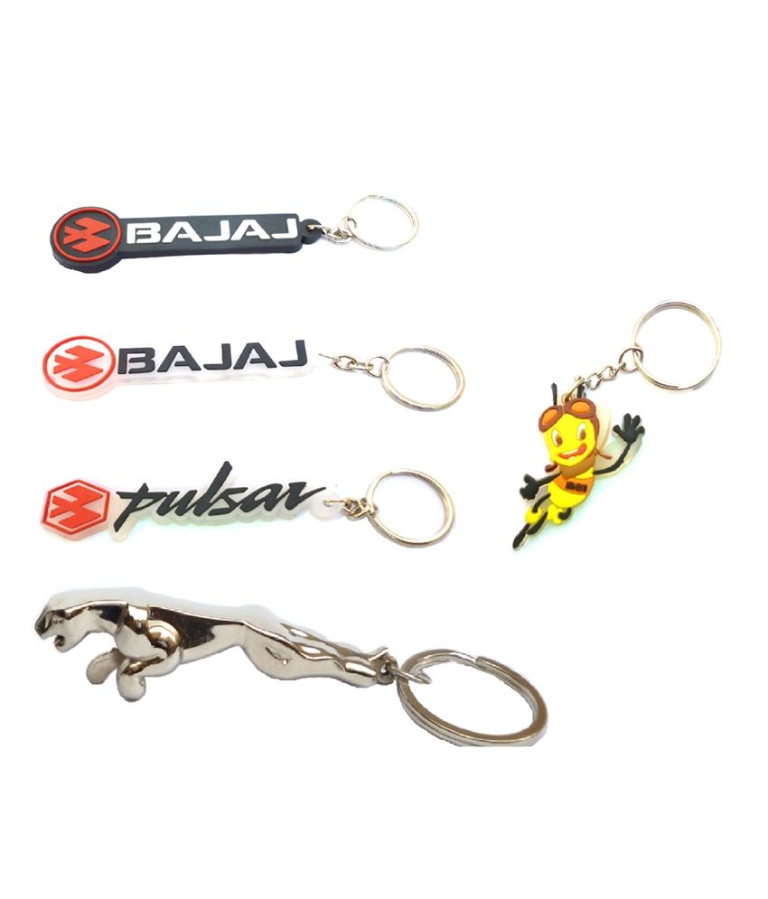Transparent Silicon Rubber Bajaj & Pulsar Key Chains with Multipurpose ...