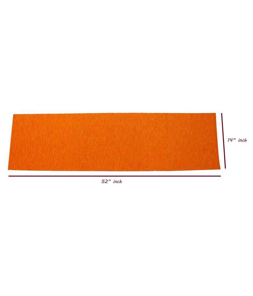Home Colors Orange Cotton Table Mats - Set of 7 - Buy Home Colors ...
