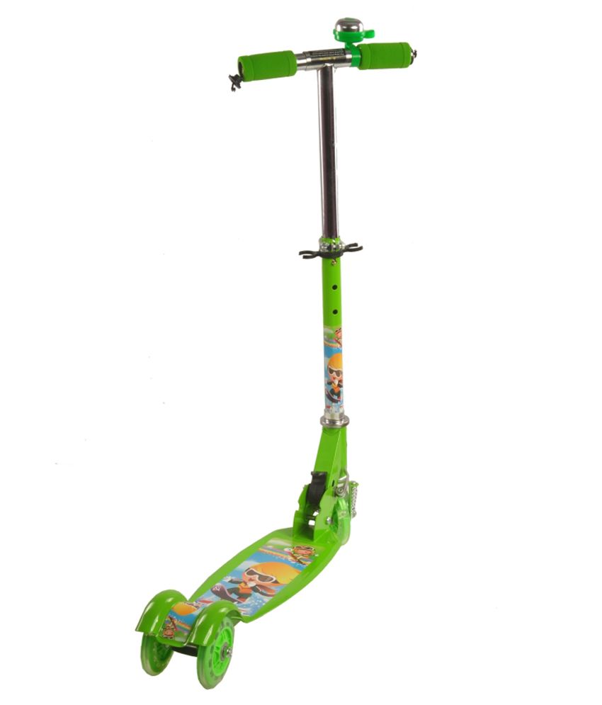 Magic Pitara Green Three Wheeler Scooty - Buy Magic Pitara Green Three ...