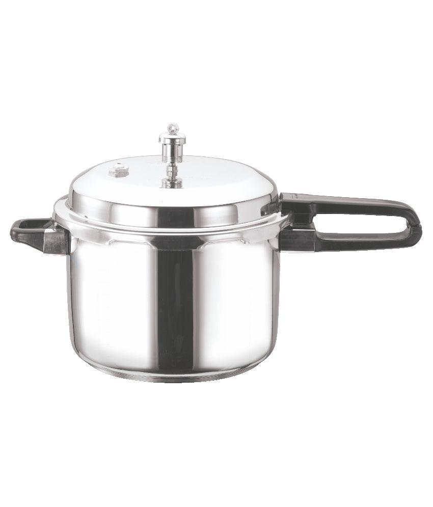 Vinod Sandwich Bottom Pressure Cooker With Lid 10 L Buy Online At Vinod Sandwich Bottom Pressure Cooker With Lid 10 L Buy Online At