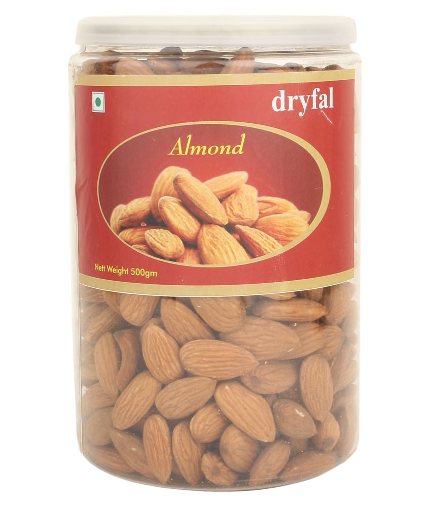 dryfal Dry fruit/ Almond Regular Almond (Badam) NA 500 gm: Buy dryfal ...