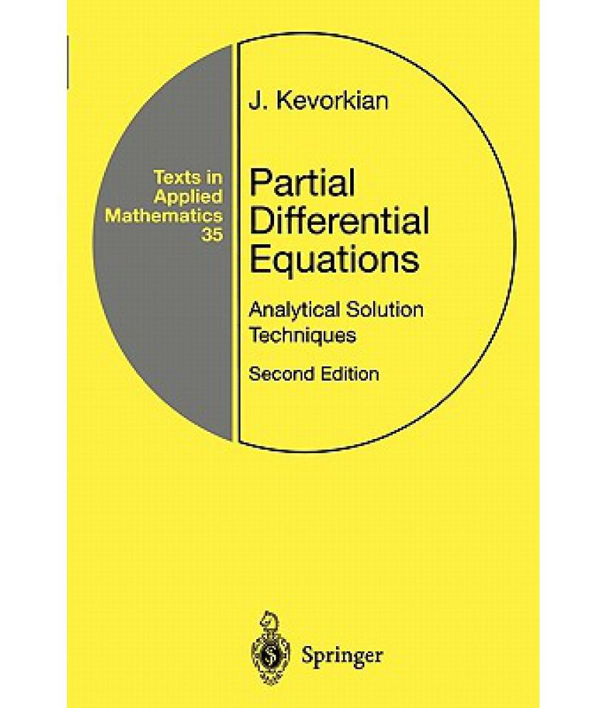 Partial Differential Equations: Analytical Solution Techniques: Buy ... Partial Differential Equations: Analytical Solution Techniques: Buy ...