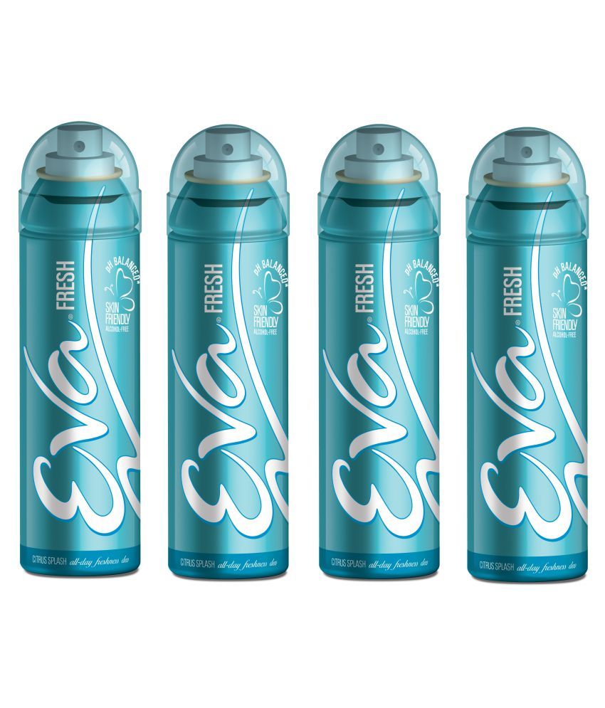 EVA 125ml Deodorants Fresh - Pack of 4: Buy EVA 125ml Deodorants Fresh ...