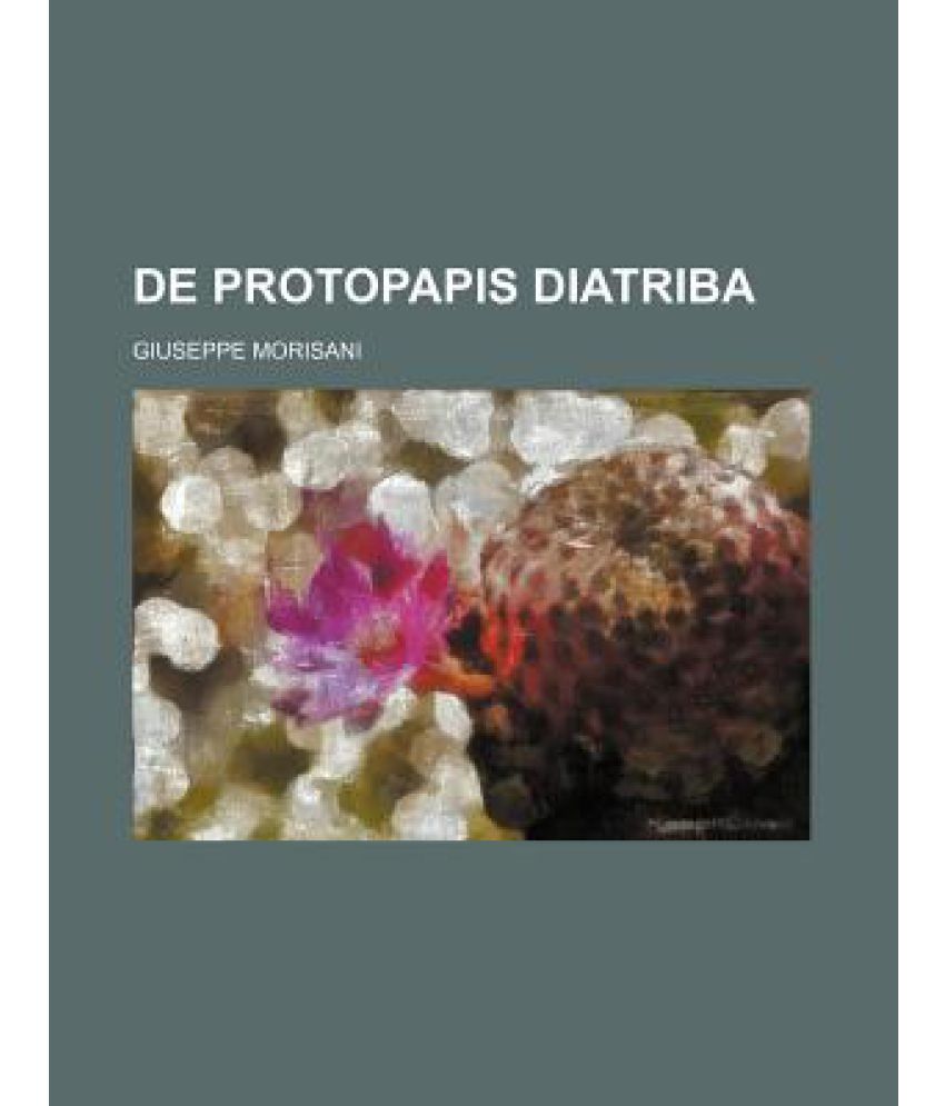 de Protopapis Diatriba: Buy de Protopapis Diatriba Online at Low Price ...