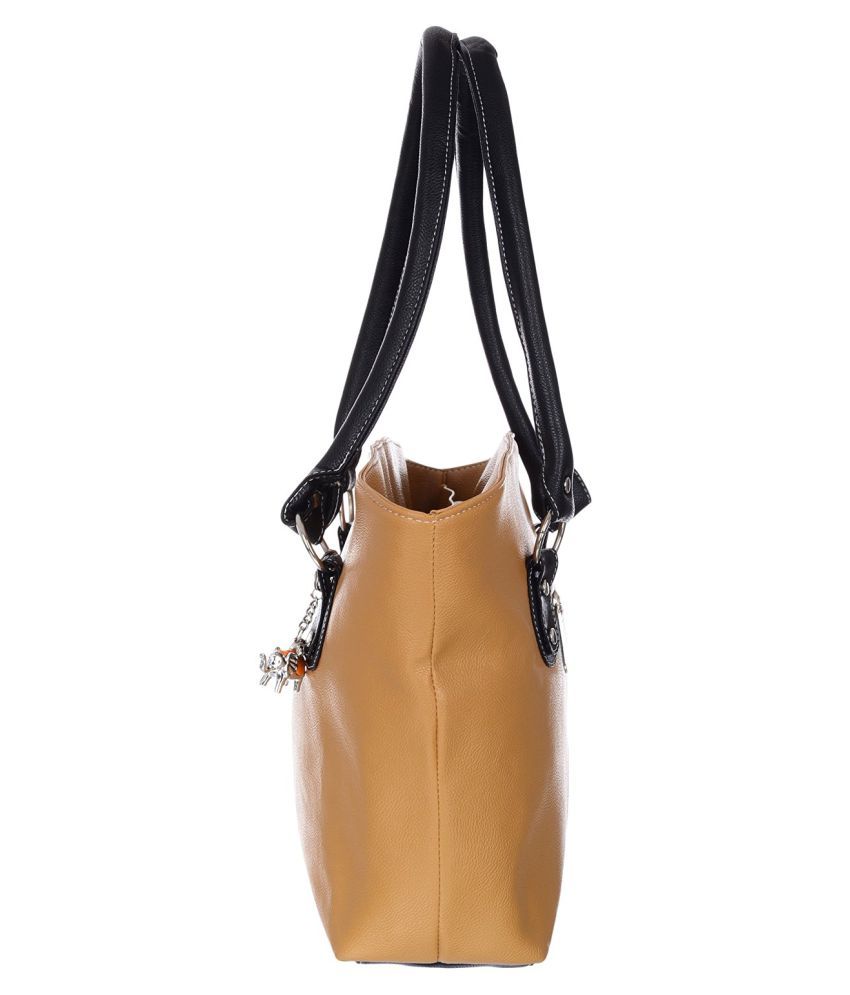 Keffle Beige P.U. Shoulder Bag - Buy Keffle Beige P.U. Shoulder Bag ...