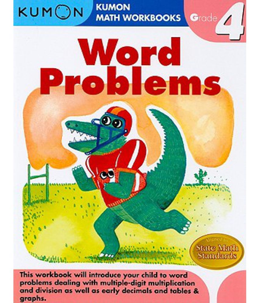 Word Problems Grade 4 Kumon Math Workbooks Buy Word Problems Grade 4 