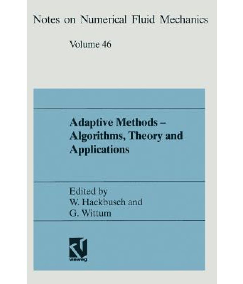 Adaptive Methods Algorithms Theory And Applications Buy Adaptive Methods Algorithms Theory