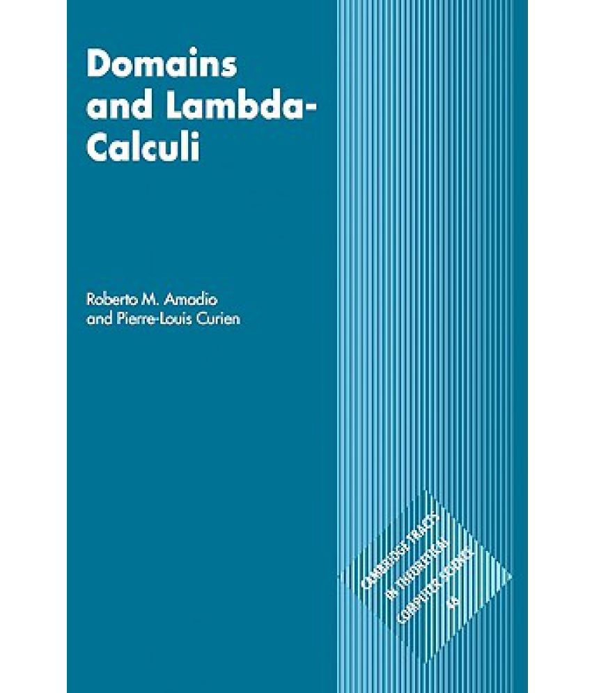 Domains And Lambda Calculi Buy Domains And Lambda Calculi Online At Low Price In India On Snapdeal 3574