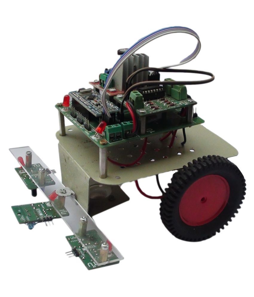 Technology Uncorked Sensor Based Self Driven Robot Vehicle DIY Kit: Buy ...
