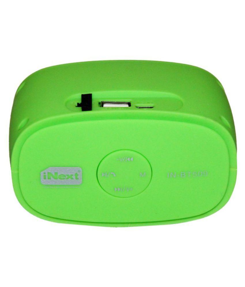 Inext IN - BT509 FM USD/ SD Player With Mic Mini Bluetooth Speaker ...