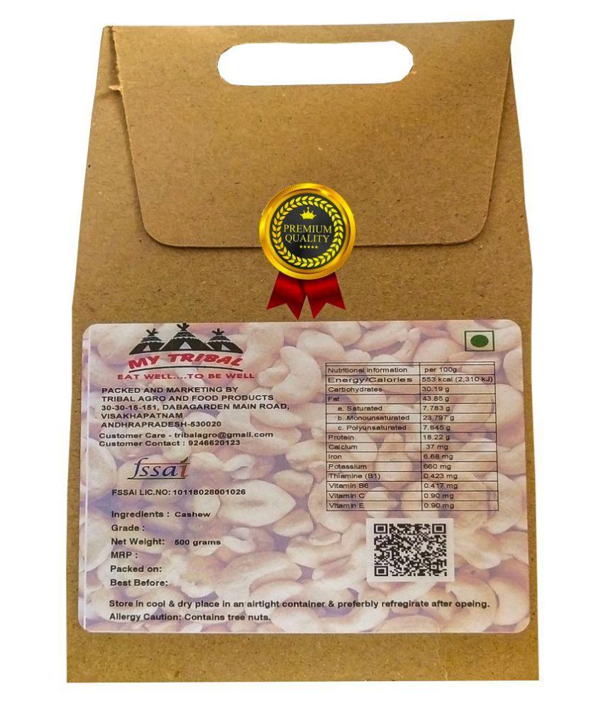 MY TRIBAL Cashew nut (Kaju) 500 gm: Buy MY TRIBAL Cashew nut (Kaju) 500 ...