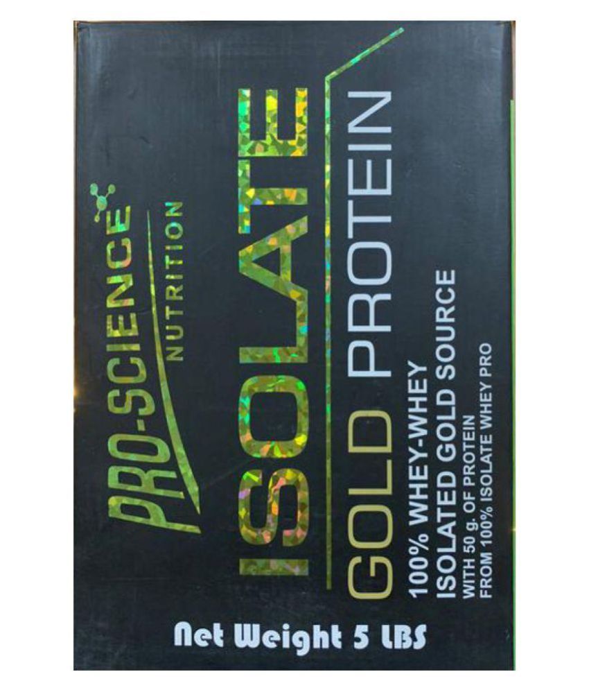Pro-Science Nutrition Isolate Gold Whey Protein 5 lb: Buy Pro-Science ...