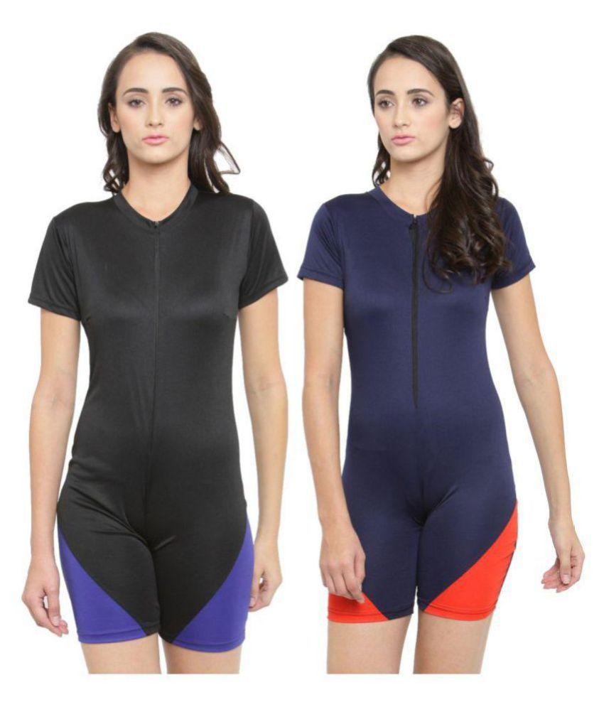 N Gal Multicolor One Piece Swimming Costume Buy Online At Best Price