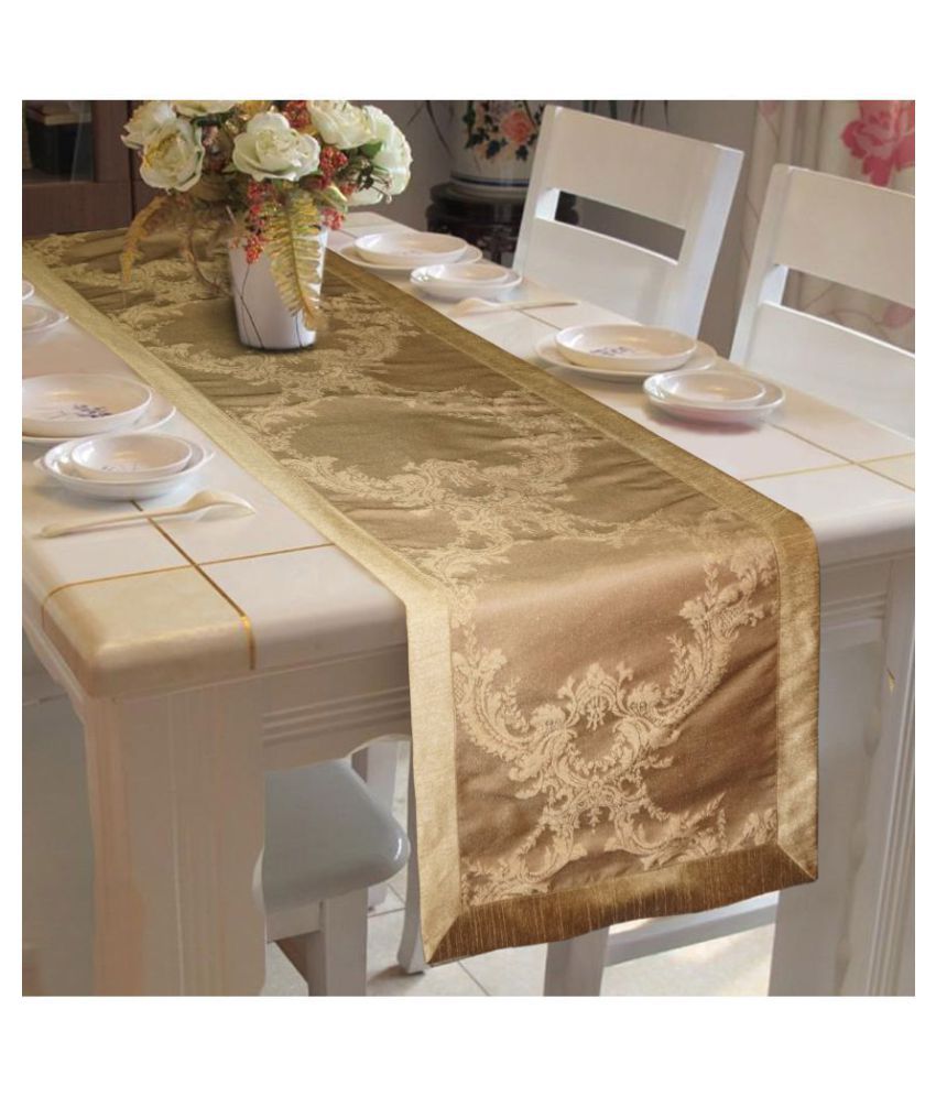 Lushomes 6 Seater Polyester Single Table Runner - Buy Lushomes 6 Seater ...