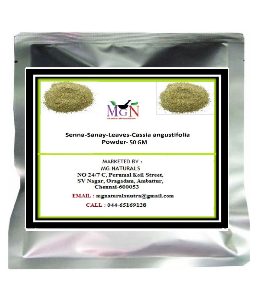 MG Naturals Senna-Sanay-Leaves-Cassia angustifolia-Powder Facial Kit gm ...
