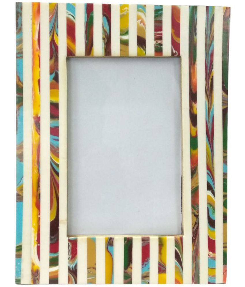 UNI DECORS Resin Multicolour Single Photo Frame - Pack of 1: Buy UNI ...