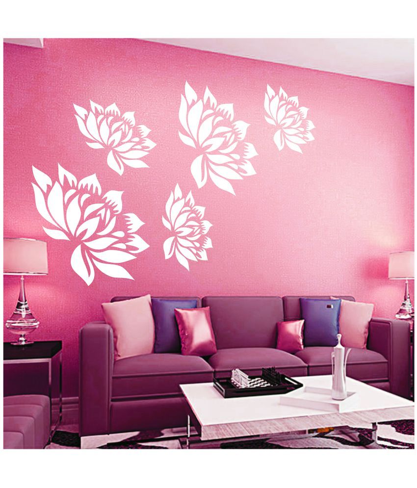 Kayra Decor Reusable Wall Stencil In 16 X 24 Inches Plastic Sheet 