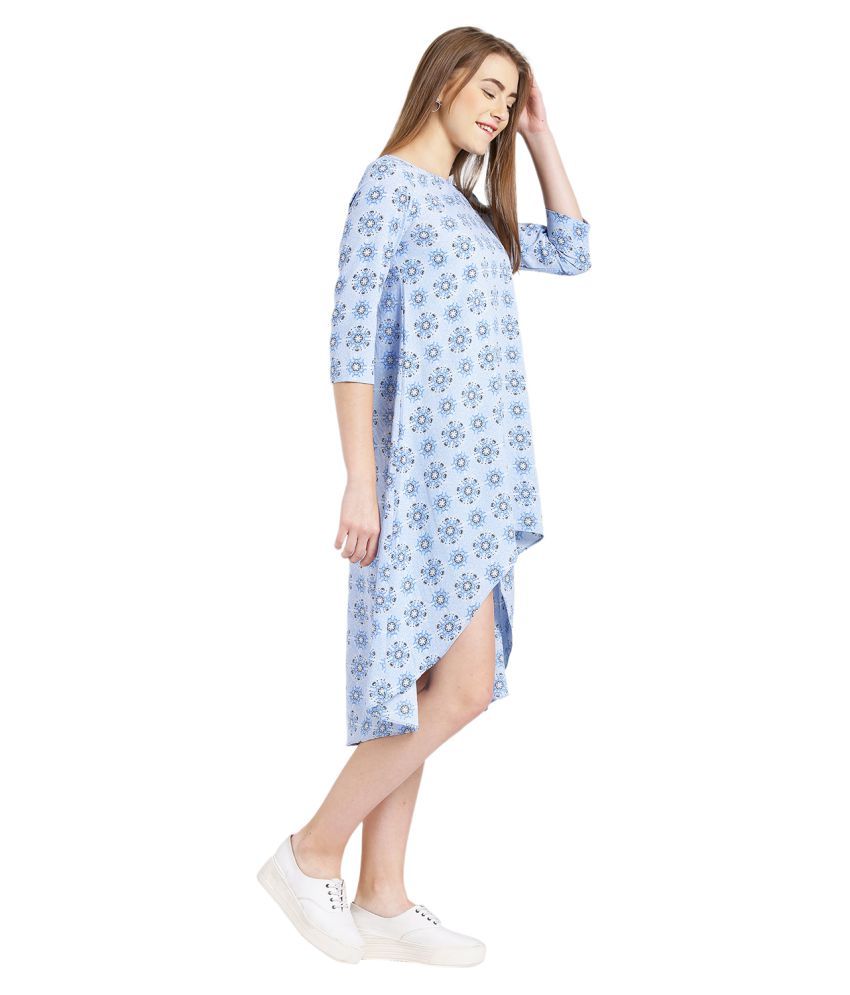 Zink London Polyester Tunics - Blue - Buy Zink London Polyester Tunics ...