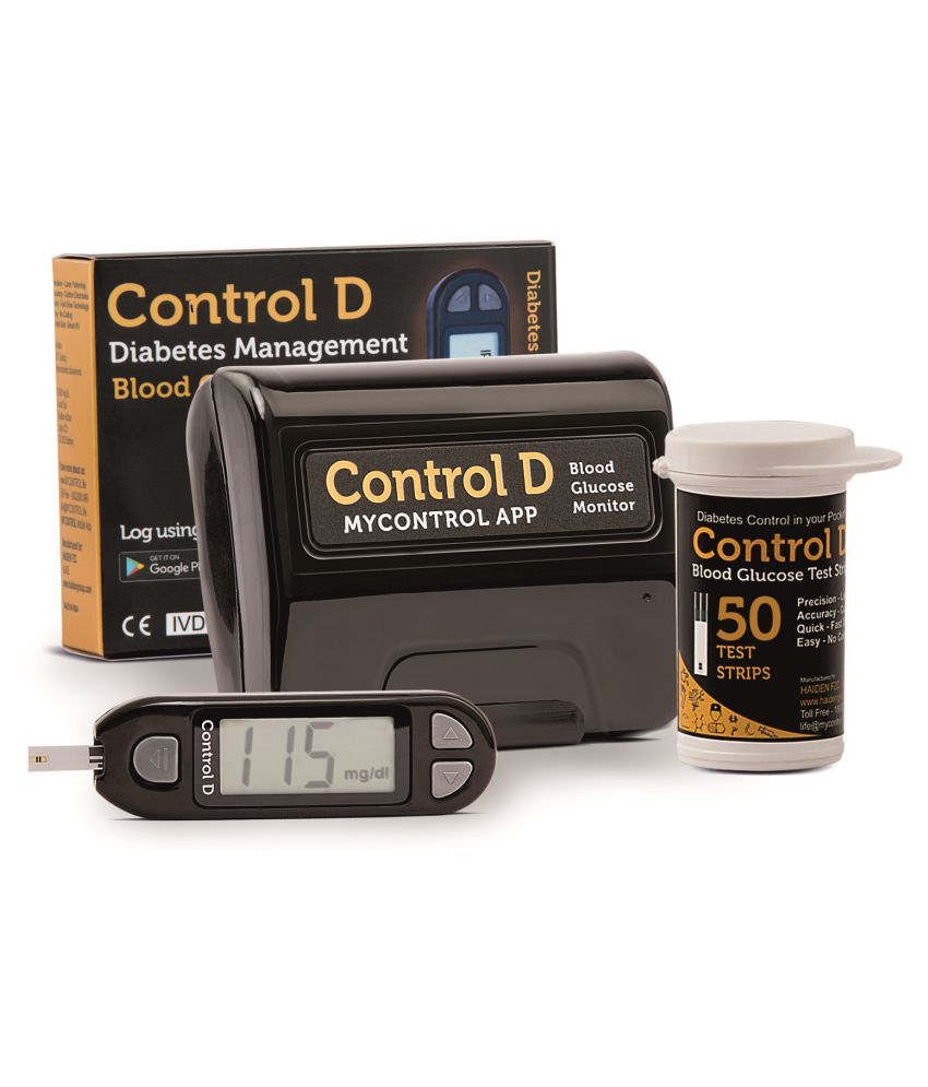 Control D Glucometer Kit With 50 Strips Cdm50 Buy Online At Best Price