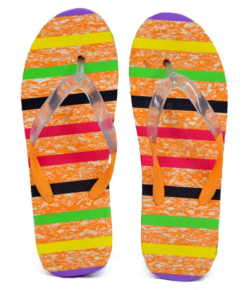 SOCCER FOOTWEAR Multi Color Slippers Price in India- Buy SOCCER ...