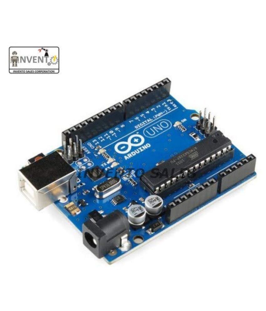 Invento Arduino UNO With Arduino L298P Shield R3 DC Motor Driver Module ...