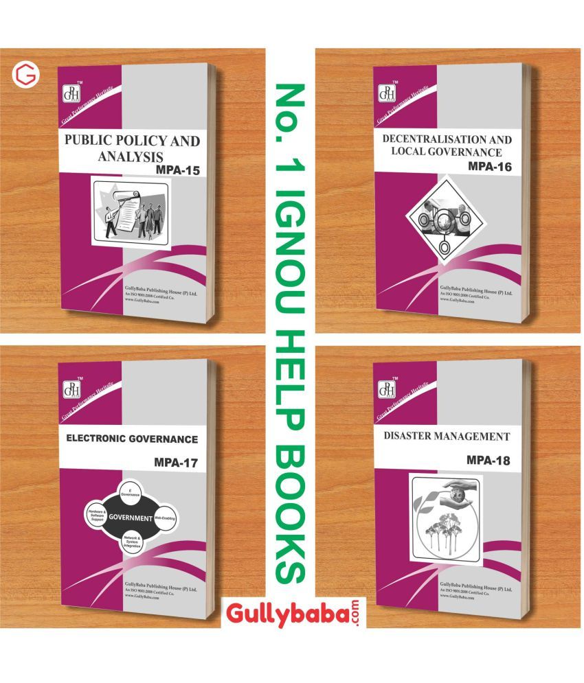 Gullybaba IGNOU MA (Latest Edition 2019) Public Administration MPA-15 ... Gullybaba IGNOU MA (Latest Edition 2019) Public Administration MPA-15 ...