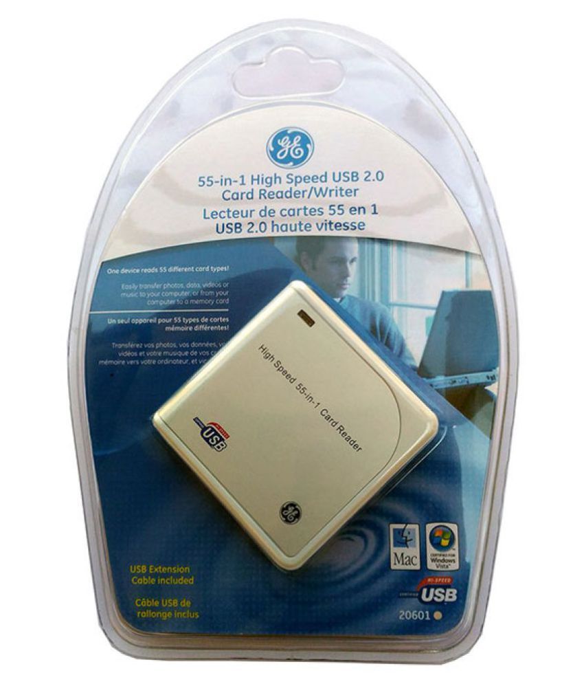 GE 20601 White 2.0 Card Reader General Electric Card Reader w/1.8 mtr ...