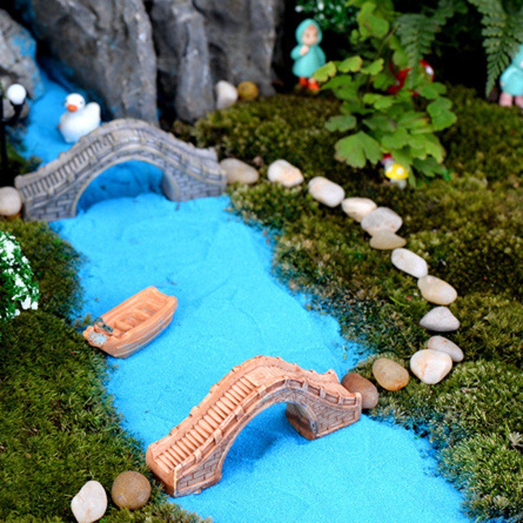 Micro Landscape Footbridge Craft Garden Decor - Buy Micro Landscape ...