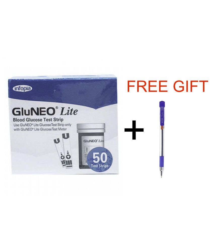 GLUNEO LITE 50 Strips with Free Gift Expiry(12/2020): Buy Online at ...