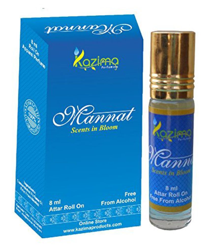 KAZIMA Pure Natural Mannat Apparel Concentrated Attar Perfume (8ml ...