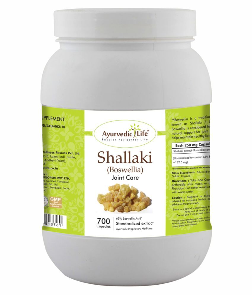 Ayurvedic Life Shallaki 700 Capsule 250 mg: Buy Ayurvedic Life Shallaki ...