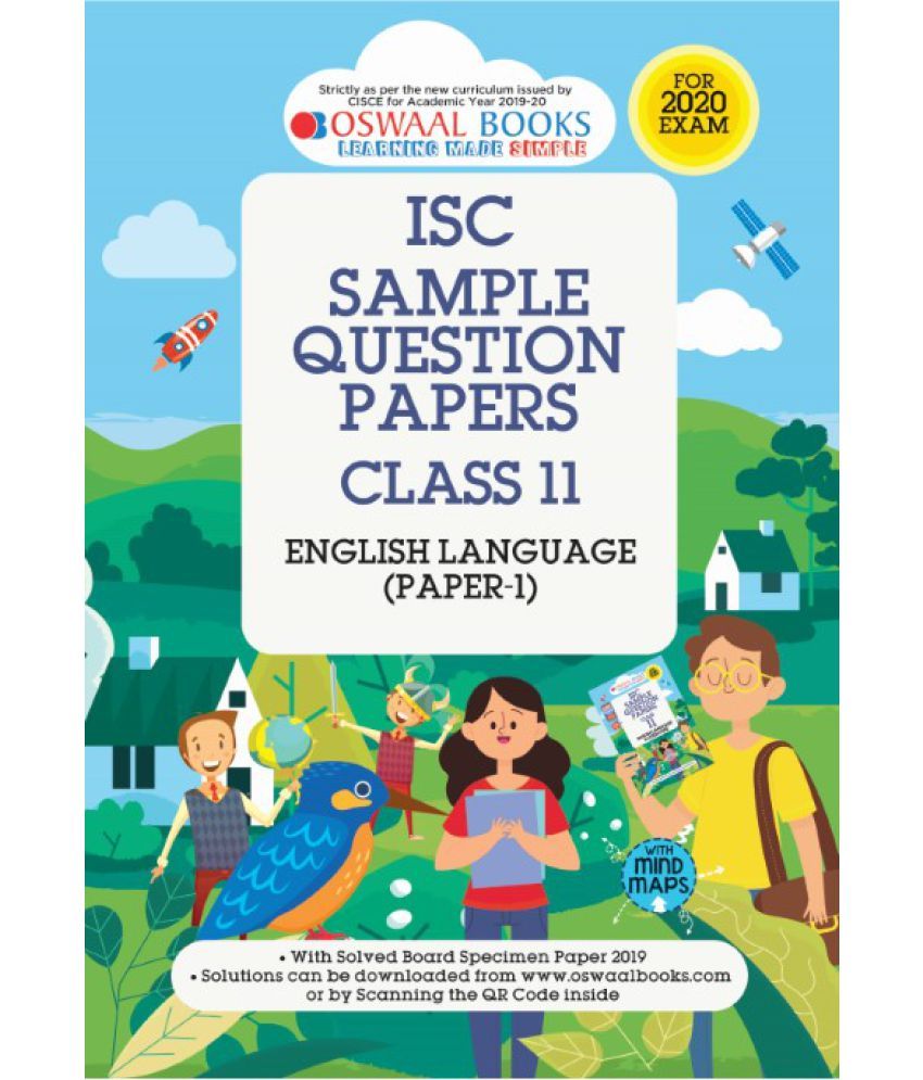 Oswaal ISC Sample Question Paper Class 11 English Paper 1 Language Book