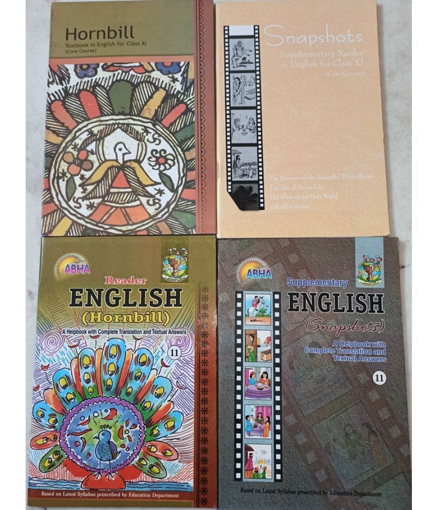 NCERT Hornbill Snapshot English Core Class XI English Paperback NCERT Hornbill Snapshot English Core Class XI English Paperback