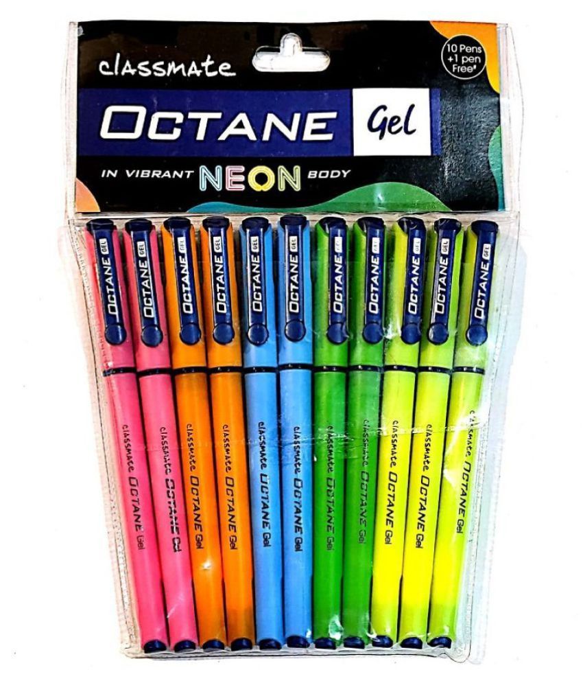 Classmate Octane Neon Body Gel Pen Blue Pack Of 55 Buy Online At Classmate Octane Neon Body Gel Pen Blue Pack Of 55 Buy Online At