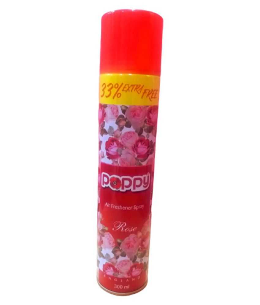 Poppy Room Freshener Spray MIX 300 mL Pack of 4: Buy Online at Best ...