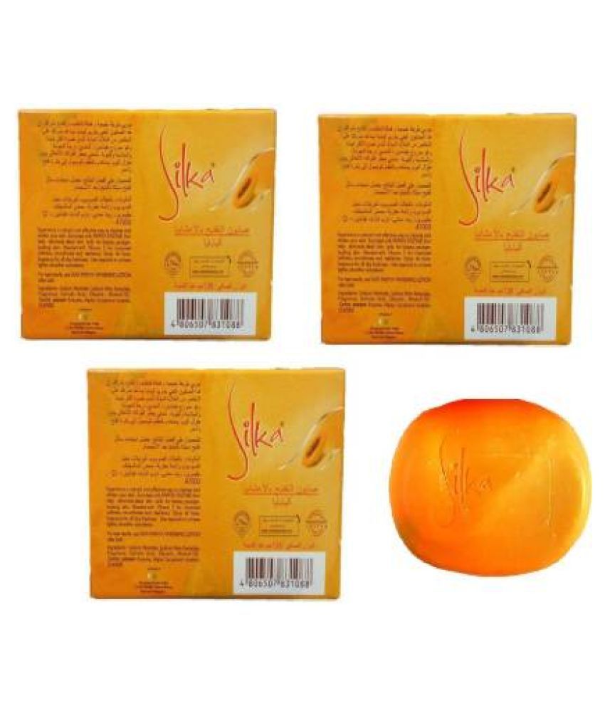 Click Maet Silka Papaya Extract Soap For Anti Pimples Soap 405 g Pack ...