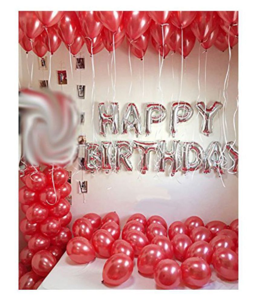 Birthday Decoration Happy Birthday Letter Foil Balloon 13 Letter Set