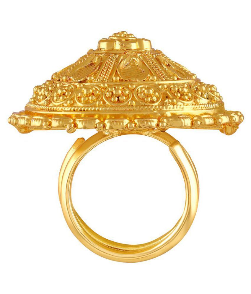 Asmitta Flower Design Gold Plated Finger Ring For Women: Buy Asmitta ... Asmitta Flower Design Gold Plated Finger Ring For Women: Buy Asmitta ...