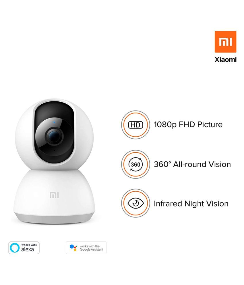 MI 360° 1080p Full HD Wi-Fi Dome 1080 Camera Price in India - Buy MI ...