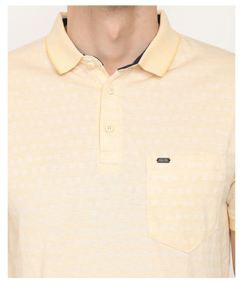 V2 Yellow Plain Polo T Shirt - Buy V2 Yellow Plain Polo T Shirt Online ...