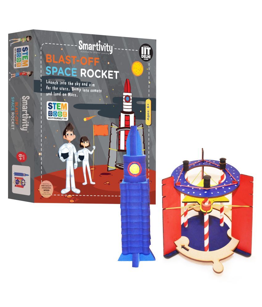 Smartivity Blast-off Space RocketS TEM STEAM Educational DIY Building ...