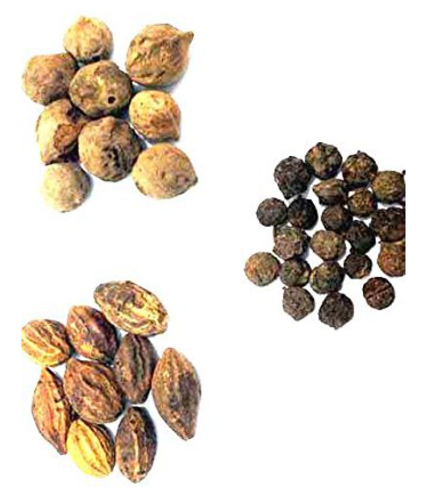 Dried Triphala Harad, Baheda & Amla Each 250gm - Buy Dried Triphala ...
